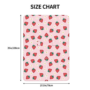 KiuLoam Strawberry Flowers Baby Car Seat Canopy, Nursing Cover for Mom Breastfeeding Scarf, Infant Car Seat Cover/Multiuse Baby Stroller Covers for Babies Boys Girls