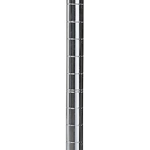 Akro-Mils AWP54UPRIGHT 54-Inch NSF Certified Industrial Grade Chrome Wire Shelf System Upright Leg Post Poles, (4 Pack)