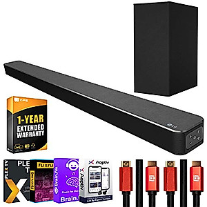 LG SN6Y 3.1 Channel High Res Audio Sound Bar with Deco Gear Pro HDMI Bundle