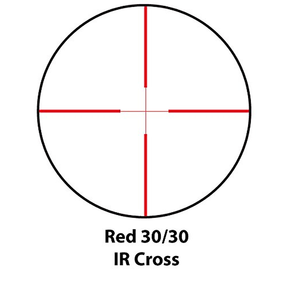 BARSKA 30/30 Crosshair Reticle Rifle Scope for .22 Plinking & Rimfire Rifles - Optimal Precision with Rings for Shooting, Hunting, Target Practice