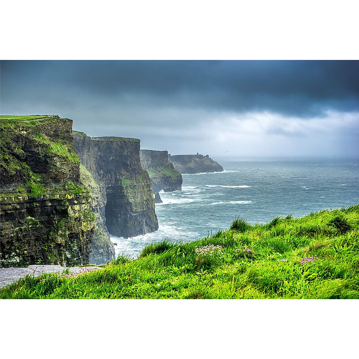 Deerbird 1000 Piece Large Jigsaw Puzzle - Cliffs of Moher, Ireland - 1000 Piece Puzzles for Adults and Teens - Landscape Series 19.69 * 27.55 Inches