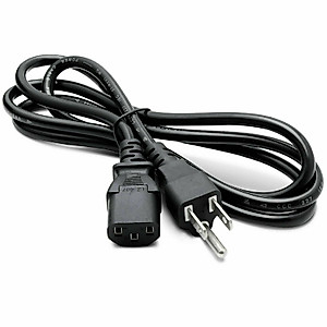 AC in Power Cord Plug Cable Compatible with True Fitness PS900 CS400 TPS100 TPS300 PS-75 TPS300-4 PS300 TCS400 13-TCS4000 LC1100 PS-100 PS-300 PS-900 TPS100-1 TPS300-1 Treadmill Elliptical