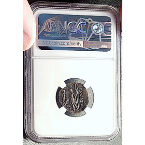 128 GR ALEXANDER II Zabinas Ancient 128BC Seleukid Greek coin VF NGC