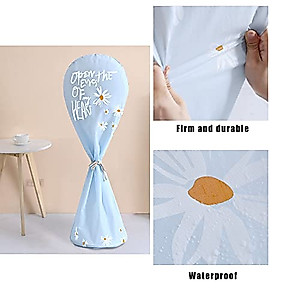 3-piece fan dust cover waterproof and dust-proof fan cover washable vertical circular fan dust cover household floor fan cover protective cover