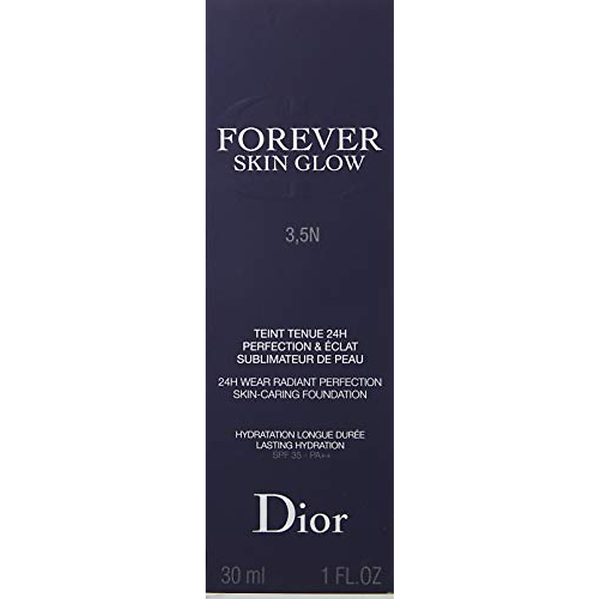 Christian Dior Forever Skin Glow 24h Skin Caring Foundation 3, 5n Neutral/glow Spf 35, 1.0 Ounce