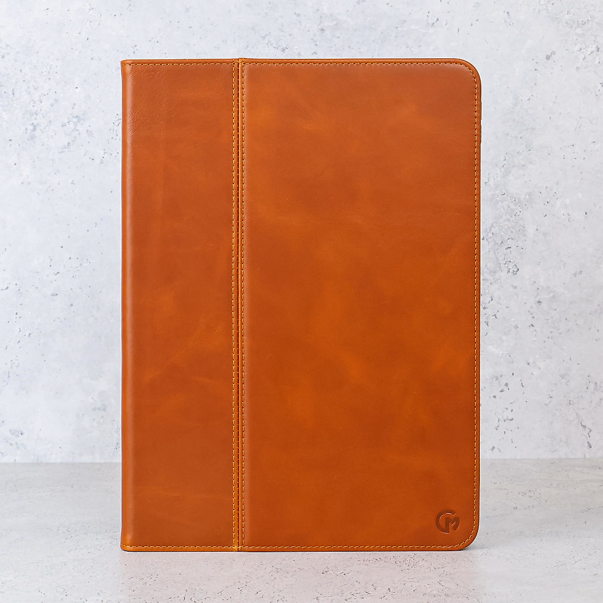 Casemade Real Leather Case Compatible with iPad Pro 10.5” / Air 3rd Gen (2019) - Full-Grain Leather Cover, Auto Sleep/Wake, Dual Stand Position (Tan)