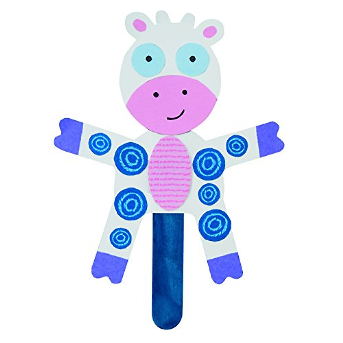ALEX Toys Little Hands Pop Stick Art Craft Kit, Create Cute Animal and Flower Puppets, Allows Children to be Creative and Use their Imagination, For Ages 3 and up