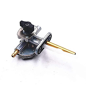 Carbpro 44300-05G01 Fuel Petcock with Lever for Suzuki Ozark 250 LTF250 2002-2006, Quadrunner 250 Fuel Gas Tank Valve
