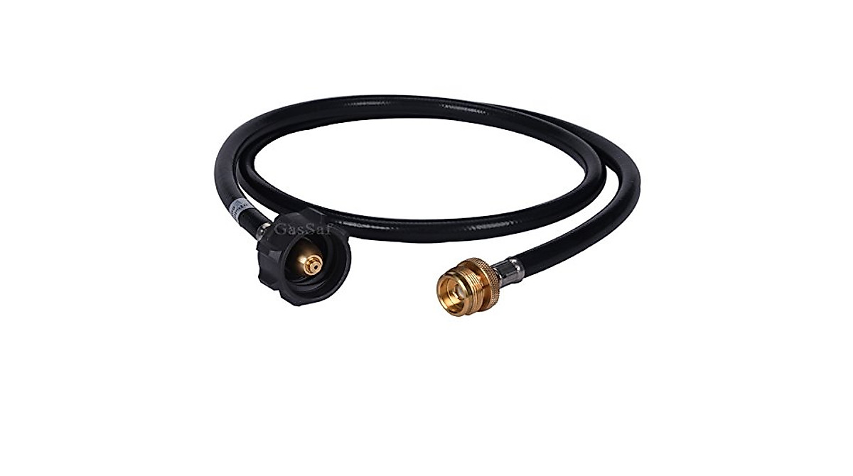 GasSaf 5FT Propane Adapter Hose for 20lb LP Tanks | CSA Certified