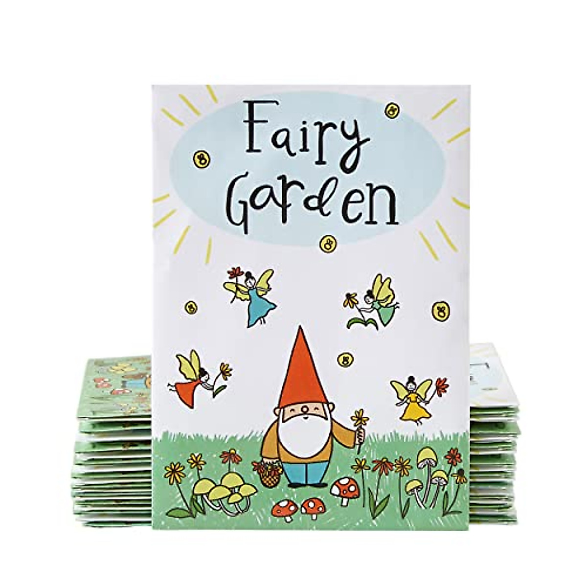 American Meadows Wildflower Seed Packets "Fairy Garden" Party Favors for Guests (Pack of 20) - Wildflower Seed Mix, Plant Year-Round, Great Gift for Hostesses, Showers, Weddings, Thank You