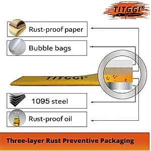 8 Pack 12"x1.5"x0.12" 1095 Steel Flat Stock with Strict Quality Standards, The Perfect Knife Making Steel for Professional & Hobbyist Use, Annealed High Carbon Steel for DIY Knife Making - by TITGGI……