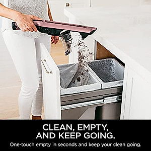 Shark WS632RGBRN WANDVAC System Ultra-Lightweight Powerful Cordless Stick Vacuum with Boost Mode, Charging Dock, Rose Gold