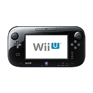 Replacement Official Authentic Nintendo Wii U Gamepad [Black] - Bulk Packaging