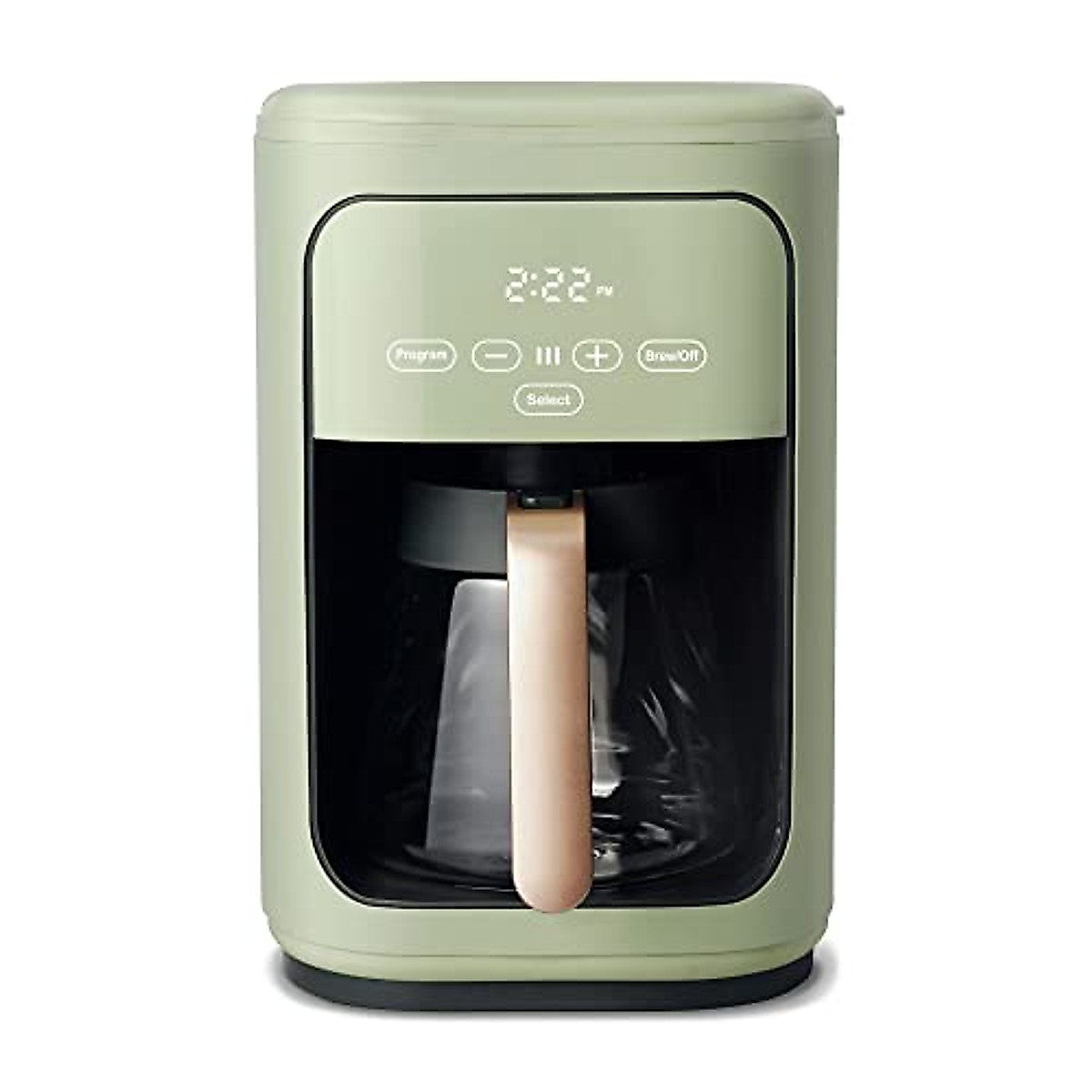 CYLEXO 14 Cup Programmable Coffee Machine,1200-Watt System Brews Extra Hot Coffee,White Icing by Drew Barrymore,Sage Green ( Size : One Size )