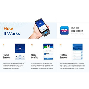 IDWare Guest Visitor Management & Age Verification Cloud Mobile Solution Touchfree ID & Passport Scanner Bundle Includes Charging Cradle, Screen Protector & Wrist Strap