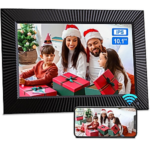 Digital Photo Frame 10.1 inch Digital Picture Frame - Nethgrow WiFi Digital Picture Frame, 32GB, IPS Touchscreen, Auto-Rotate, Motion Sensor, Instantly Sharing Photos Videos, Personalized Gifts