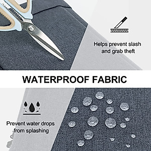 ecosmile Messenger Bag Sling Bag Crossbody Shoulder Bag for Men Women Travel Work Satchel Bags,Grey