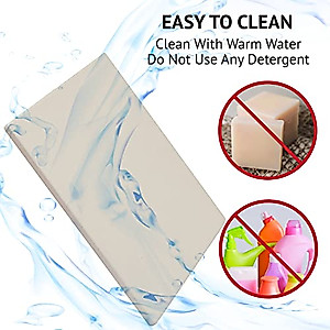 Waykea 12x12x0.6 Inch Pizza Stone Square Baking Stone | Premium Cordierite Pizza Grilling Stone for Grill Oven RV Oven | Bake Homemade Golden Crispy Crust Pizza