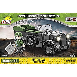 COBI Historical Collection 1937 Horch 901 (Kfz.15) German Off-Road Car, Black