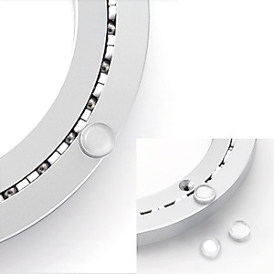 Swivel Turntable, Aluminium Alloy Turntable Bearing, Lazy Susan Heavy Duty Rotating Bearing Turntable Round Dining Table Smooth Swivel Plate Dining Table, Ball Bearing Aluminium Alloy Swivel Turntable