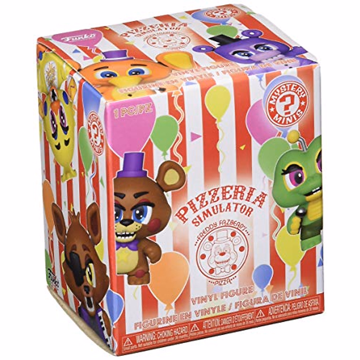 Funko Mystery Mini Blind Box: Games: Five Nights at Freddy's (FNAF) 6: Pizzeria Simulator: PDQ - Rockstar Foxy - (CDU 12) - FNAF Pizza Simulator - Collectible Vinyl Figure - Gift Idea and Display