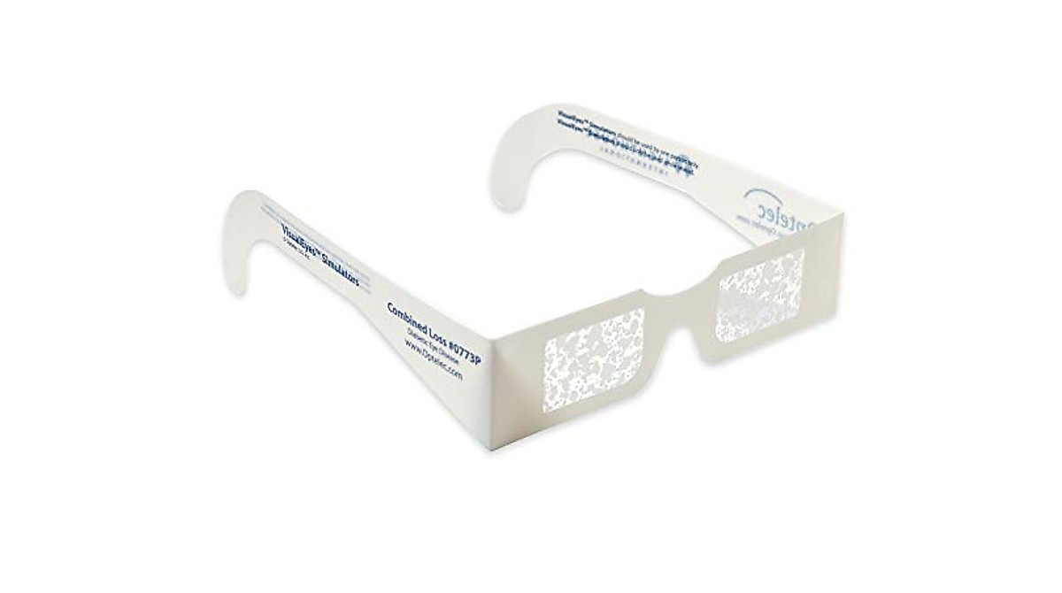 VisualEyes Vision Simulator Glasses Set for Understanding Vision Loss