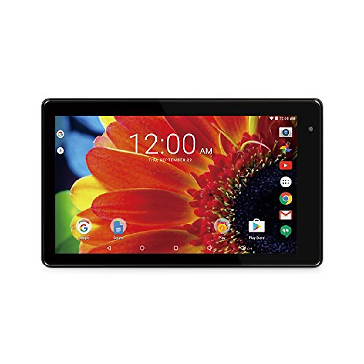 RCA RCT6873W42 Voyager 7 16GB Tablet 1024 X 600 Resolution 1.2GHz Intel Atom Quad-Core Processor Android 6.0 Marshmallow, Black