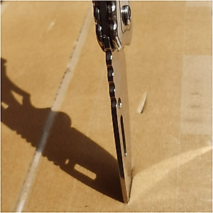 4 Pack Self-Defense Folding Knife With Key Ring Easy To Everyday Carry, Outdoor Survival Stainless Steel Pocket Knife (Silver)