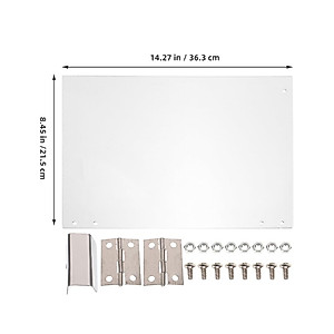 HOLIDYOYO Popcorn Popper Machine Popcorn Machine Door Panel Replacement Clear Panel Thicken Plastic Popcorn Machine Panel Supply