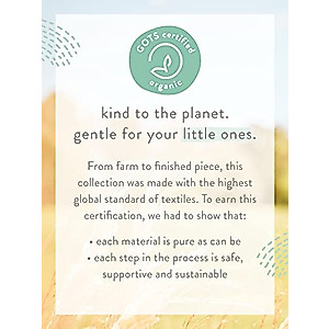 Little Planet Baby 3-Pack Organic Cotton Short-Sleeve Rib, Safari, 12 Months