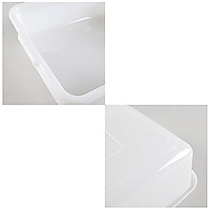 Readsky 8 Liter Commercial Plastic Bus Box, Restaurant Bus Tubs, 5 Packs