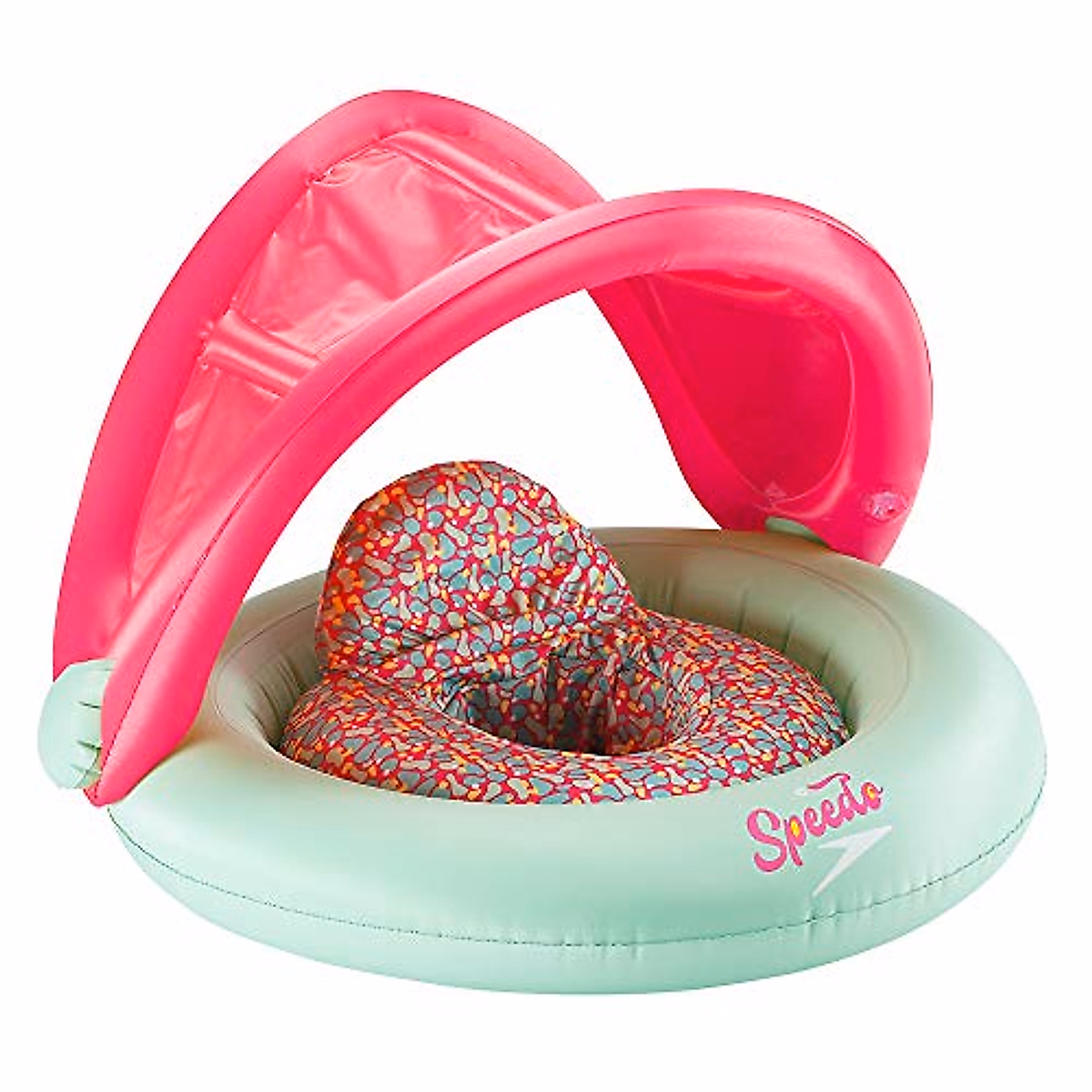 Speedo Baby Swim Flotation Baby Cruiser With Canopy Begin to Swim , Bright Pink