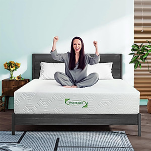 Viscologic 5 inch Full/Double Gel Infused Cool Sleep Supportive Hypoallergenic Gel Infused Reversible Foam Mattress, Perfect for Bunk Bed, Trundle, and Caravan Bed, CertiPUR-US Certified Foam