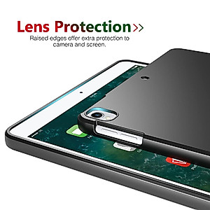 WOGROO Case for iPad 7th, 8th & 9th Gen 10.2",iPad Air 3 2019/ iPad Pro 10.5-inch Case, Thin and Soft Tablet Protective Cover for iPad 10.2 & 10.5, Black