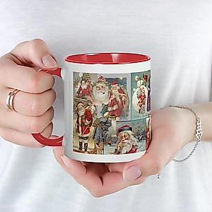CafePress Victorian Old World Santas Coffee Mug Ceramic Coffee Mug, Tea Cup 11 oz