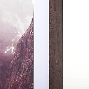 kennethan 11x14 Picture Frame Dark Brown 2 Pcs in 1 set 11x14 Frame can Display 8x10 Picture with Mat or 11x14 Without Mat on the Wall