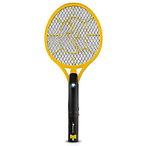Beastron Bug Zapper Racket Electric Rechargeable Killer, 4 Pack Large Size, Yellow