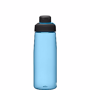 CamelBak Chute Mag BPA Free Water Bottle with Tritan Renew - Magnetic Cap Stows While Drinking, 25oz, True Blue