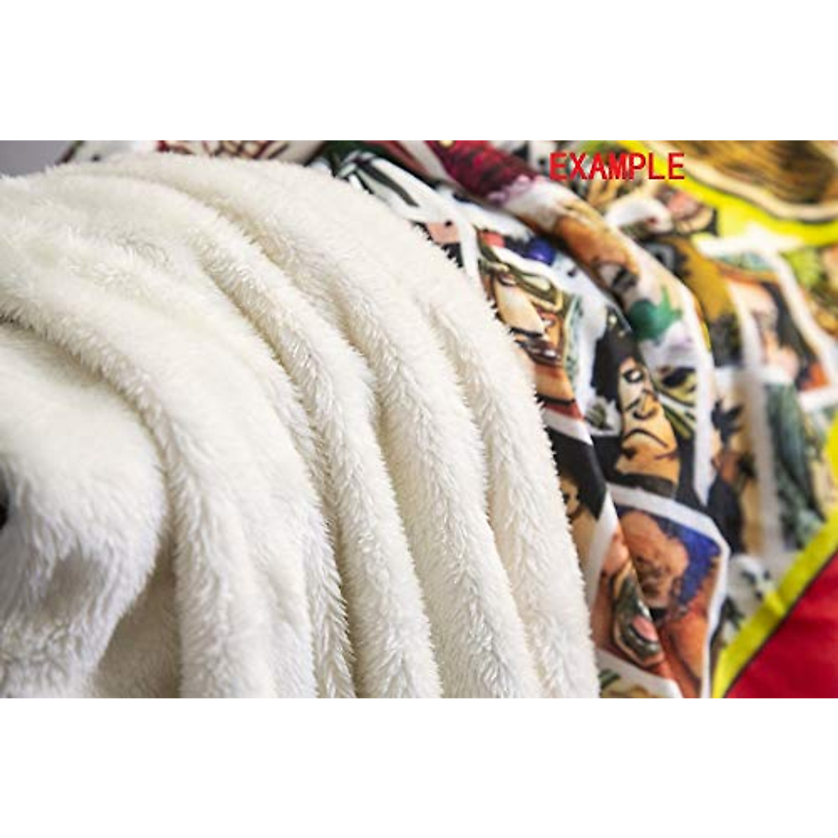 Mxdfafa Anime Wearable Blanket Hooded Cartoon Printed Warm Novelty Cloak for Kids Adults (78x59inch)