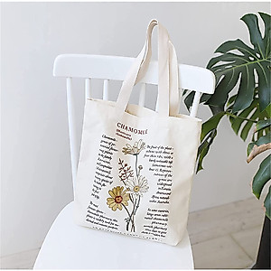 BROADREAM Canvas Tote Bag Aesthetic - Zippered Book Tote Bag with Interior Pocket by Cute Shoulder Tote Bags for Women Shopping & Travel - Best Gift for Teacher Mom Friendship Wife Classmate Birthday