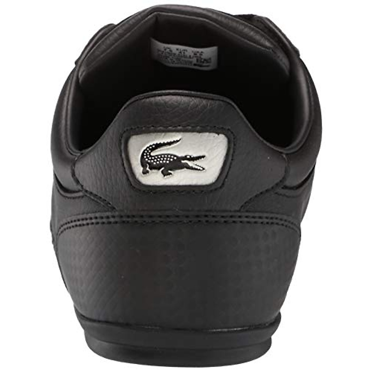 LacosteMensChaymon SneakerBlack/Black/Gold Leather8.5