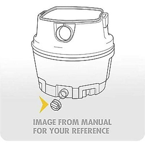 Tolxh Replacement Part New Drain Cap Wet/Dry Vacs Shop Vacuums #73185 for Workshop