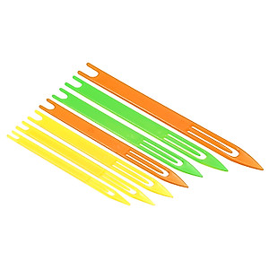 PATIKIL Netting Needle Shuttles 7 Pack Plastic Fishing Net Repair Tool, 3 Color, Size 1# 2# 3# 4# 5# 6# 7#