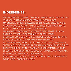 Multivitamin For Dogs Advanced Daily Supplements To Improve Dog Health Multivitamins, Nutrients, Calcium, Digestive Enzymes and Antioxidants 180 Chicken Liver Taste Chewable Tablets