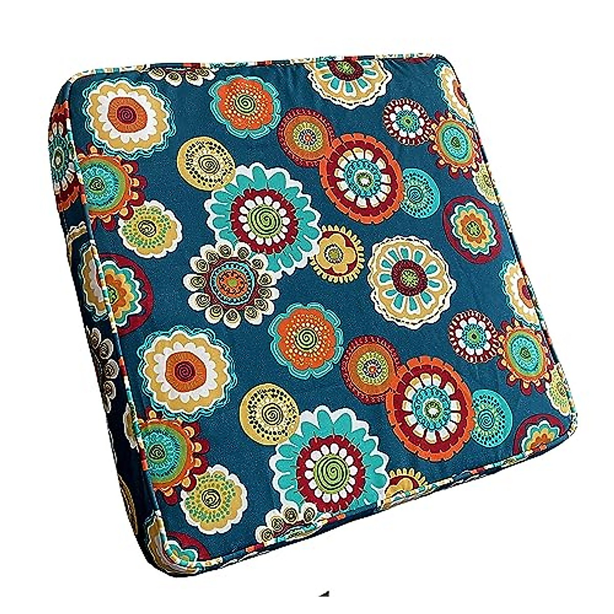 BELLRINO Outdoor Waterproof Patio Cushion Covers 24" X 22" X 4" Set of 4 Replacement Slipcovers Decorative Cushion Cover for Chair Seat Garden Bench Porch Couch P003-24X22X4-4PC Cover ONLY