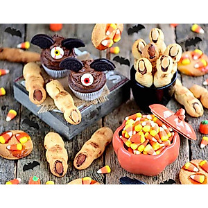 ONLYKXY 1200pcs Halloween Party Confetti Black Bat Confetti for Halloween Party Table Confetti and DIY(Bat)