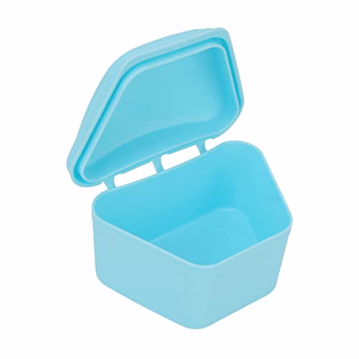 Retainer Case Retainer, Trapezoid Retainer Case Travel Portable Denture Mouth Guard Storage Box for Home Office(Blue) Retainer Case