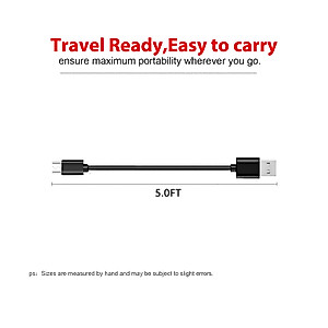ycwwzzh Replacement InReach Explorer+ Mini SE+ Charger Cable Charging Cord for Garmin GPSMAP 66i 66s 66st 86i 86s 86sc 86sci,Edge 1000 1030 130 520 Plus 530 820 830,Fleet 590 660 670 770 780 790 GPS