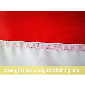 Texas State Flag 3x5FT, Embroidered Stars Sewn Stripes Premium Texas Flag Outdoors Indoors 210D Heavy Duty Oxford Nylon Flag With Brass Grommmets