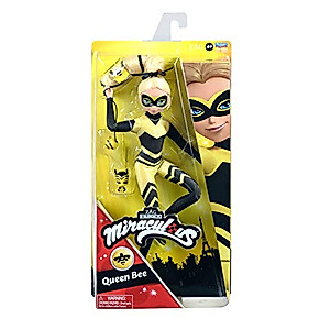 Miraculous Ladybug Queen Bee 10.5" Fashion Doll with Accessories and Pollen Kwami by Playmates Toys